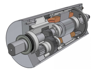 Large Power Drum Motors - LAT High Power Drum motors