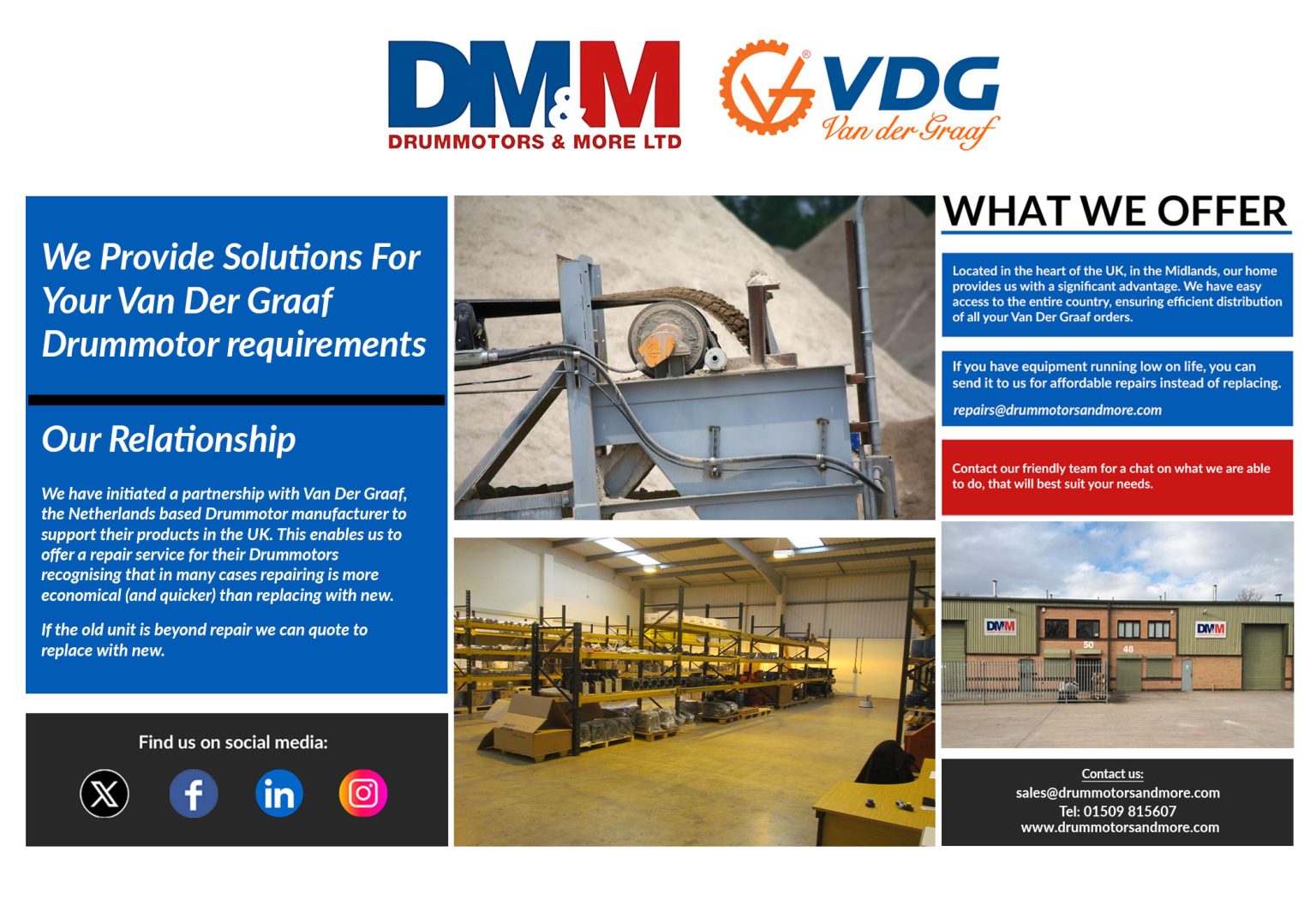 Van der Graaf Drum motor - Drummotors And More